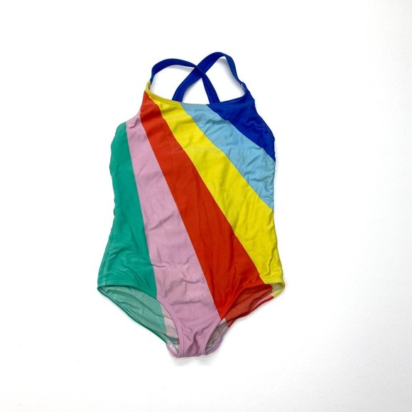 Mini Boden | Swim | Mini Boden Rainbow One Piece Swimsuit Sz 67 Yrs ...